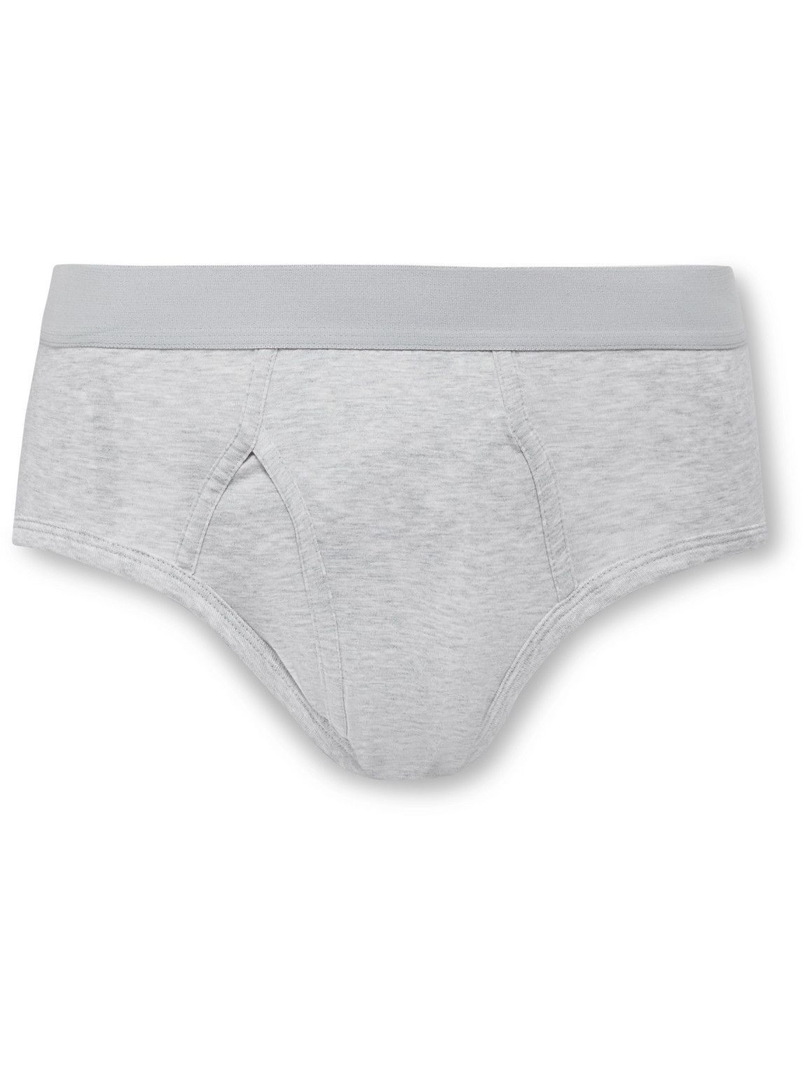 Handvaerk - Pima Cotton-Jersey Briefs - Gray Handvaerk