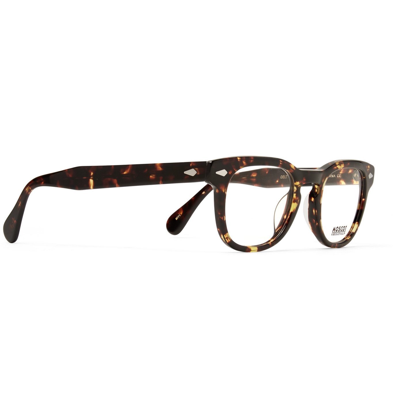 Moscot - Gelt Square-Frame Acetate Sunglasses - Brown Moscot
