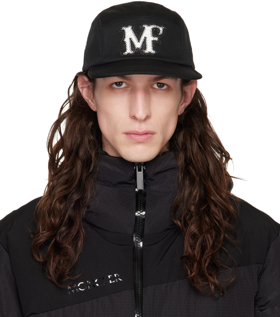 Moncler Genius Black Logo Cap Moncler Genius