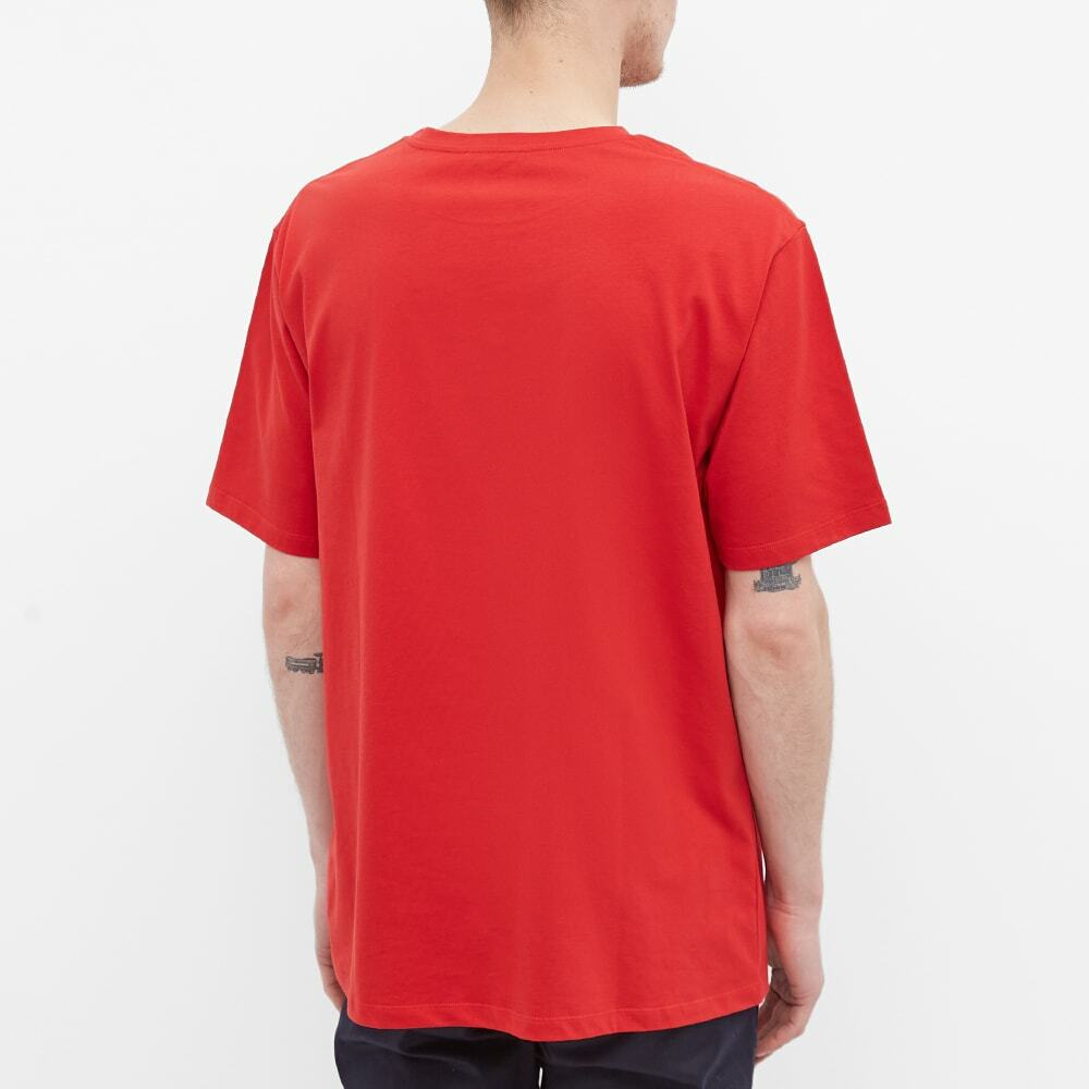 Balmain Men's Gradient Paris Logo T-Shirt in Rouge Balmain