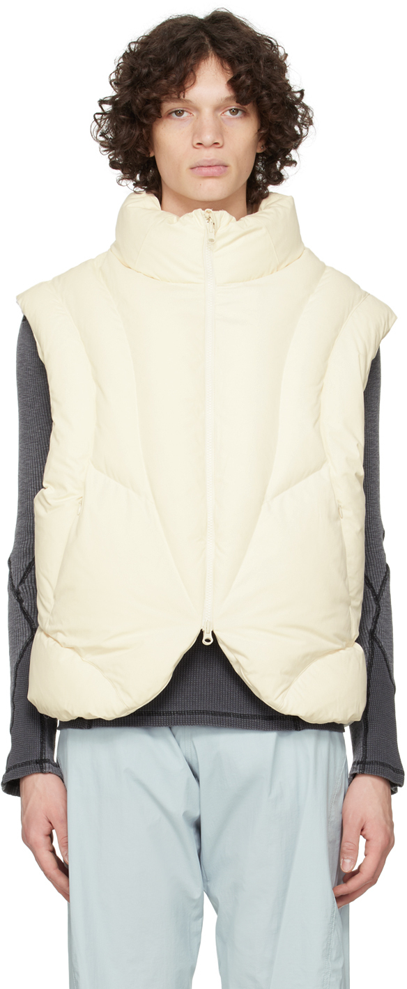 Hyein Seo Beige Padded Reversible Vest Hyein Seo