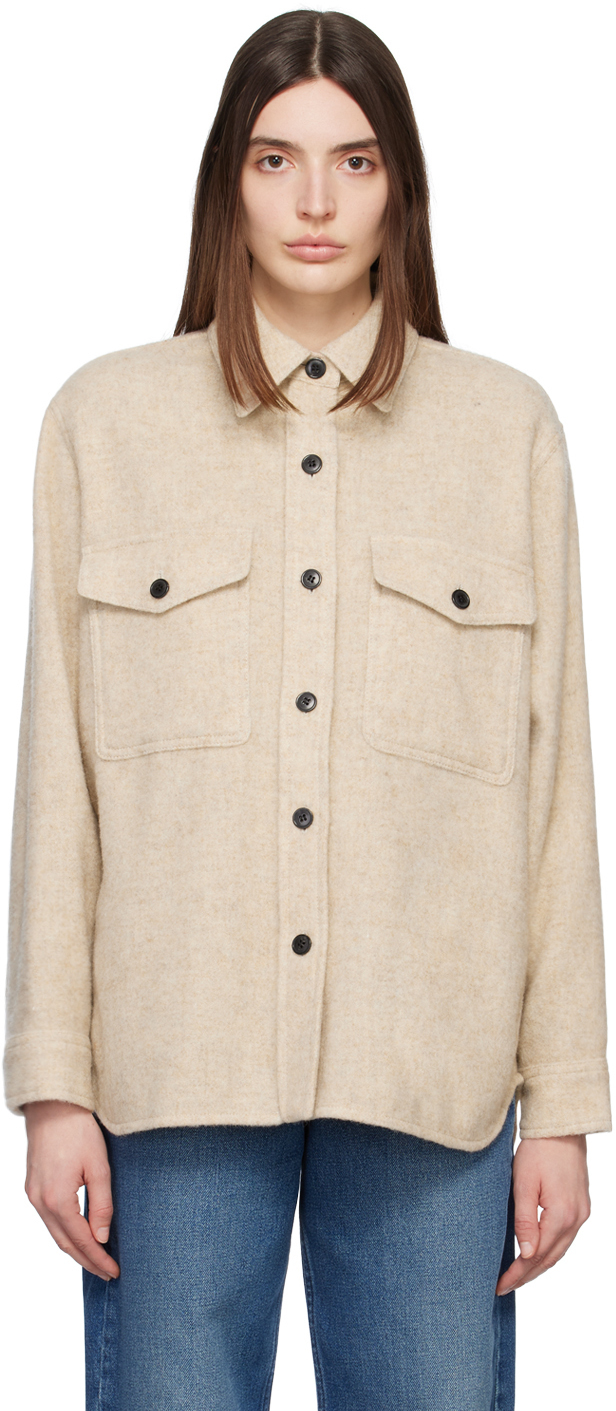 Isabel Marant Etoile Beige Faxon Jacket Isabel Marant Etoile
