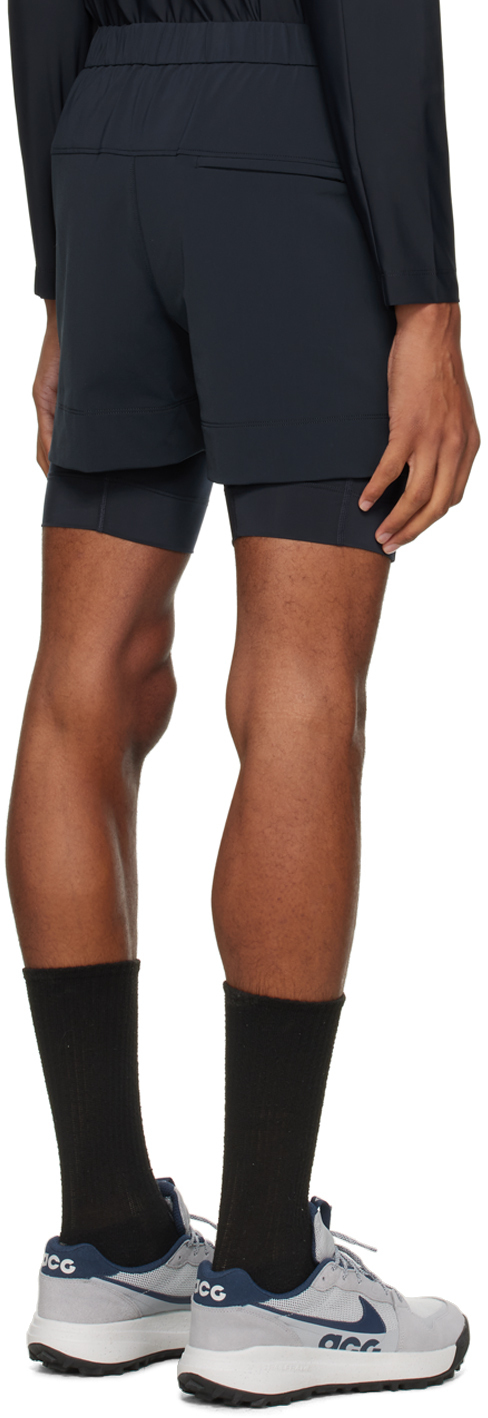 JACQUES Navy Tennis Compression Shorts Jacques Marie Mage