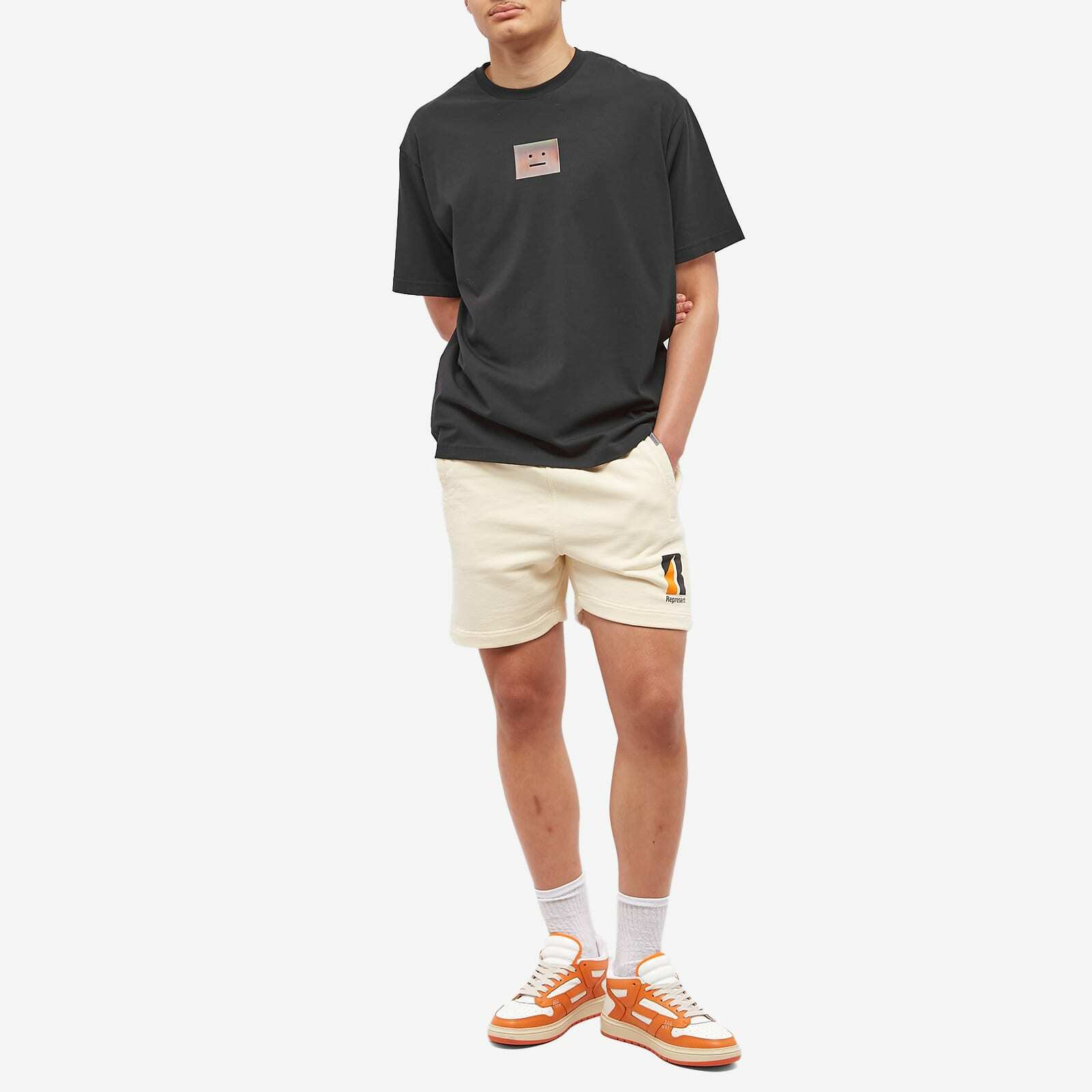 Represent Men's Decade Of Speed Short in Cream Represent