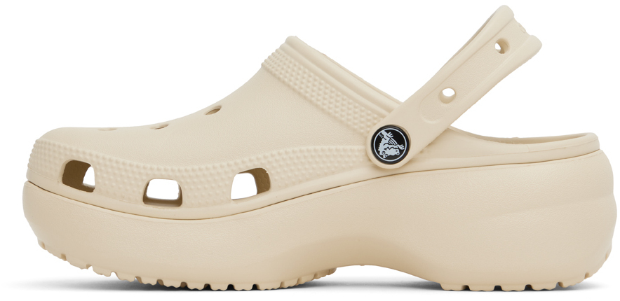 Crocs Off-White Classic Platform Clogs Crocs