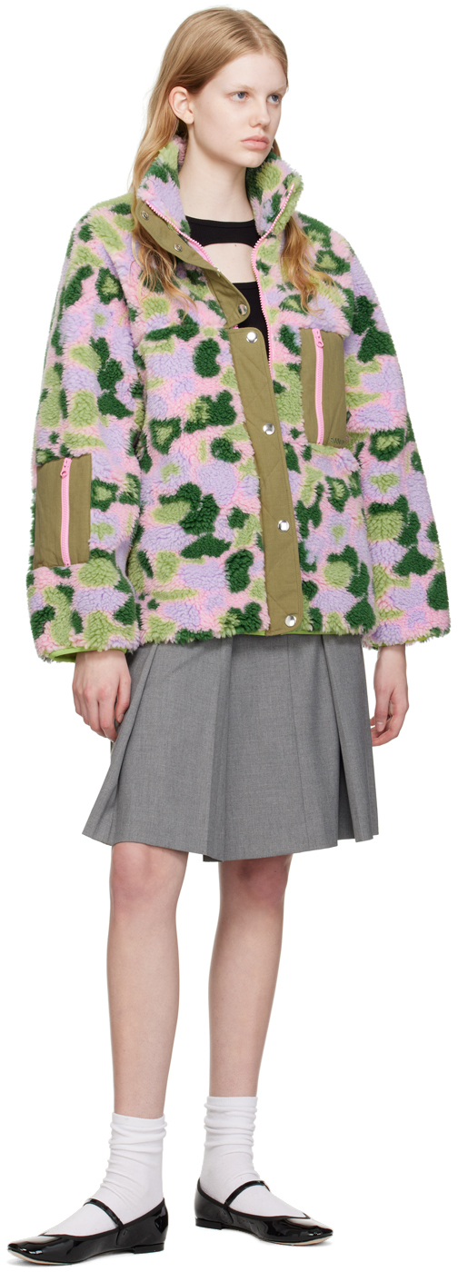 Sandy Liang Green & Pink Bobo Jacket Sandy Liang