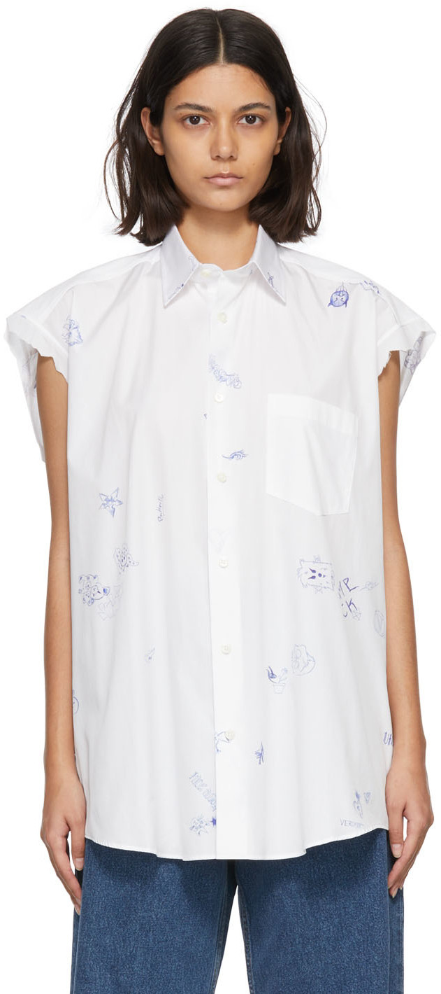 VETEMENTS White Cotton Shirt Vetements