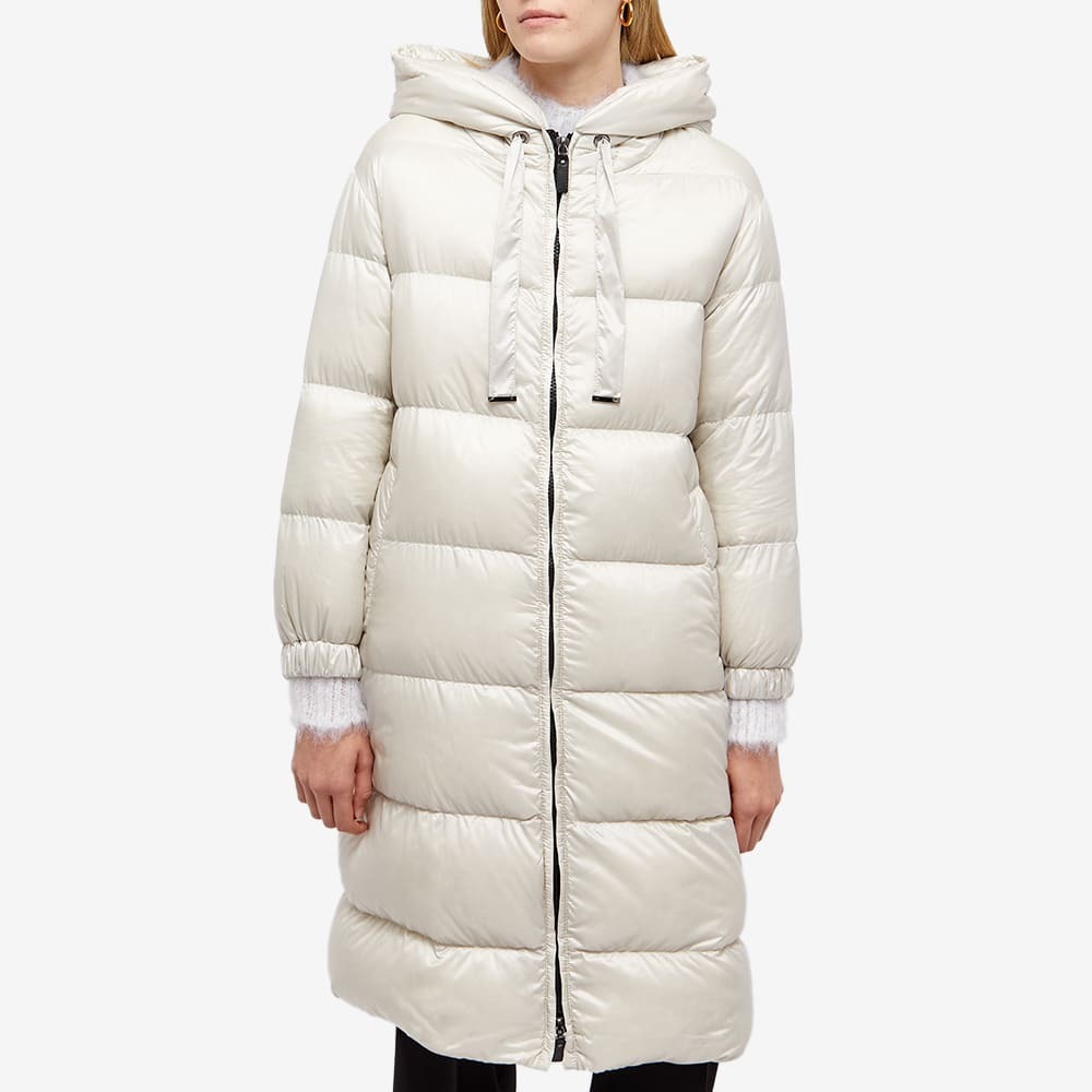 Max Mara Women's Seipa Longline Puffer Coat in Ice Max Mara