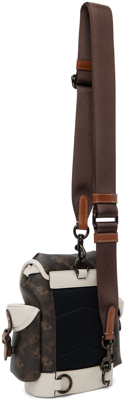 Coach 1941 Brown & White Hitch 13 Backpack Coach 1941