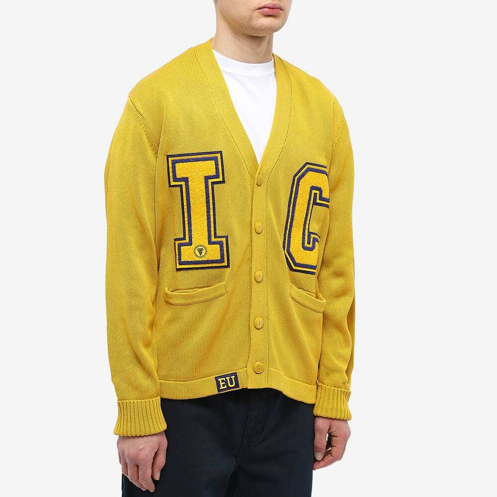 ICECREAM Men's Collegiate Cardigan in Yellow ICECREAM