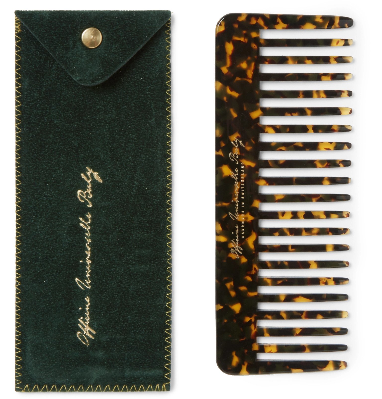 Buly 1803 - Tortoiseshell Acetate Rake Comb - Tortoiseshell Buly 1803