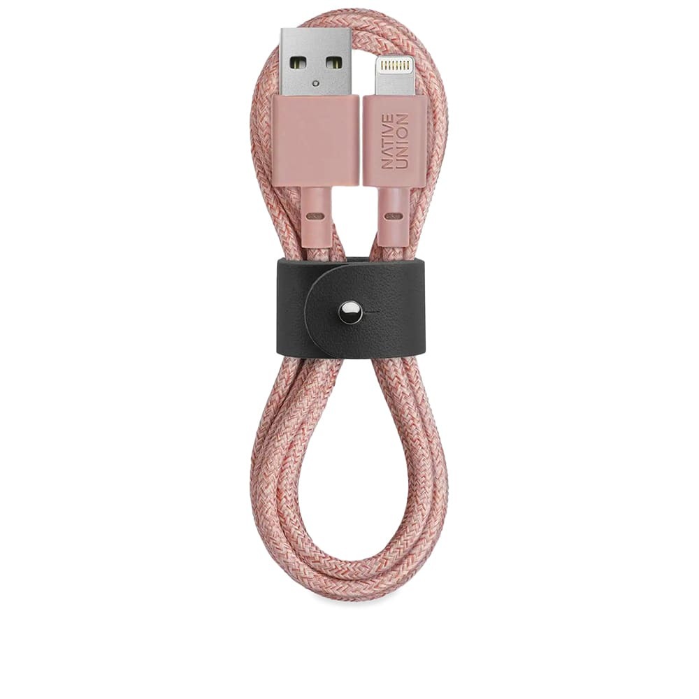Native Union 1.2m Lightning Belt Cable in Rose Native Union