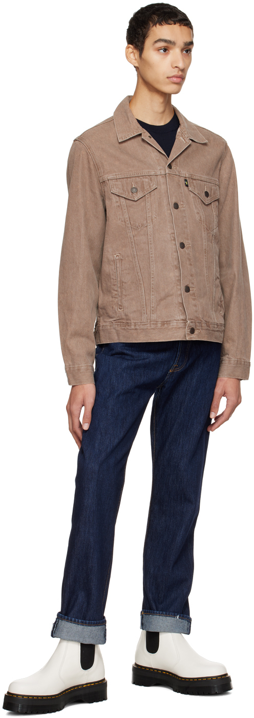 Levi's Taupe Vintage Trucker Denim Jacket Levi's Red