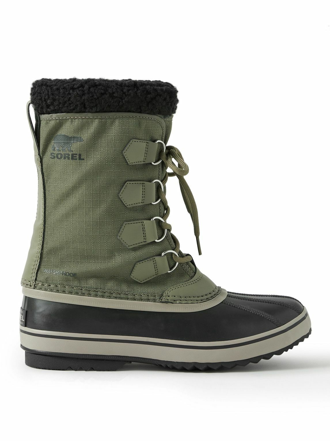 Sorel - 1964 Pac™ Faux Shearling-Trimmed Nylon-Ripstop and Rubber Snow ...