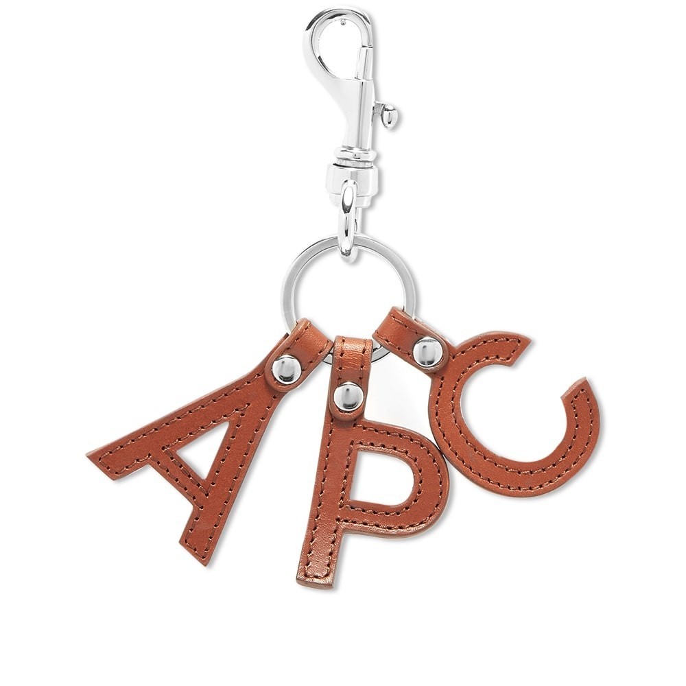 A.P.C. Letters Logo Key Ring A.P.C.