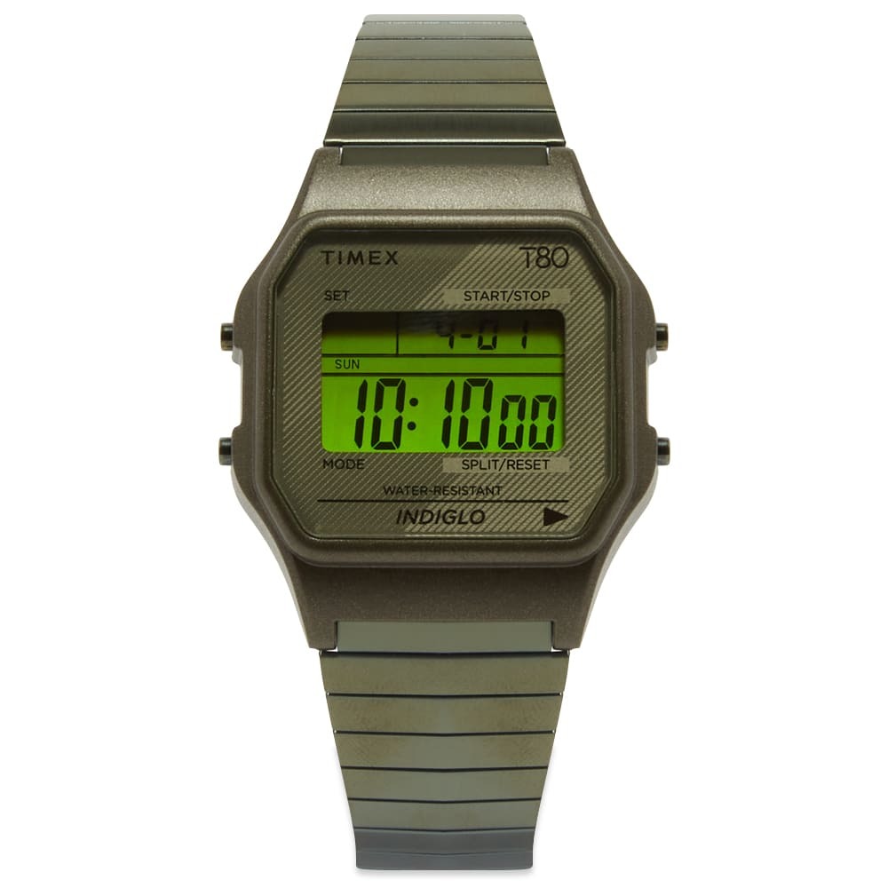 Timex 80 Digital Watch in Olive Timex