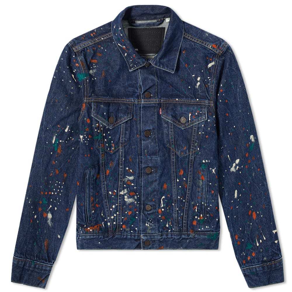 END. x Levi's® 'Painted' Selvedge Trucker Jacket Levi's Vintage