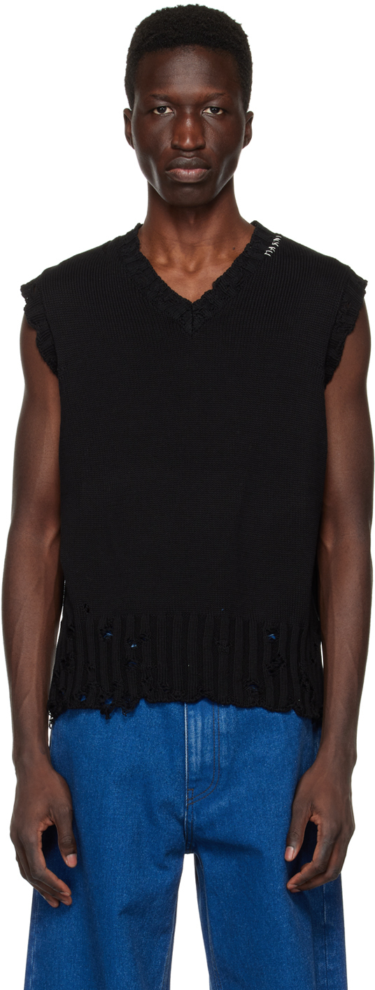 Marni Black Distressed Vest Marni