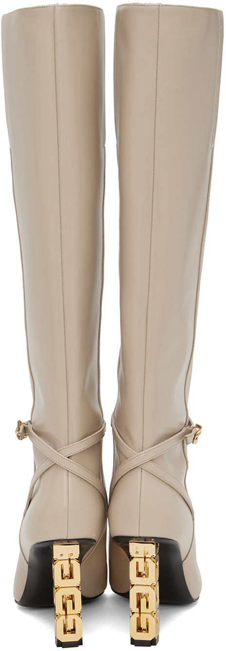 Givenchy Beige G Cube Boots Givenchy