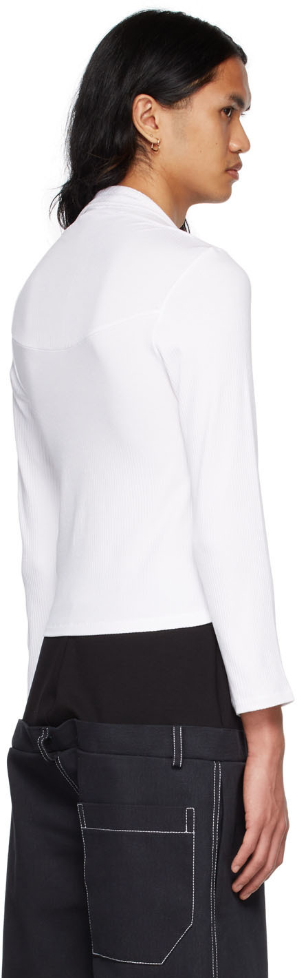 Spencer Badu White Viscose T-Shirt Spencer Badu