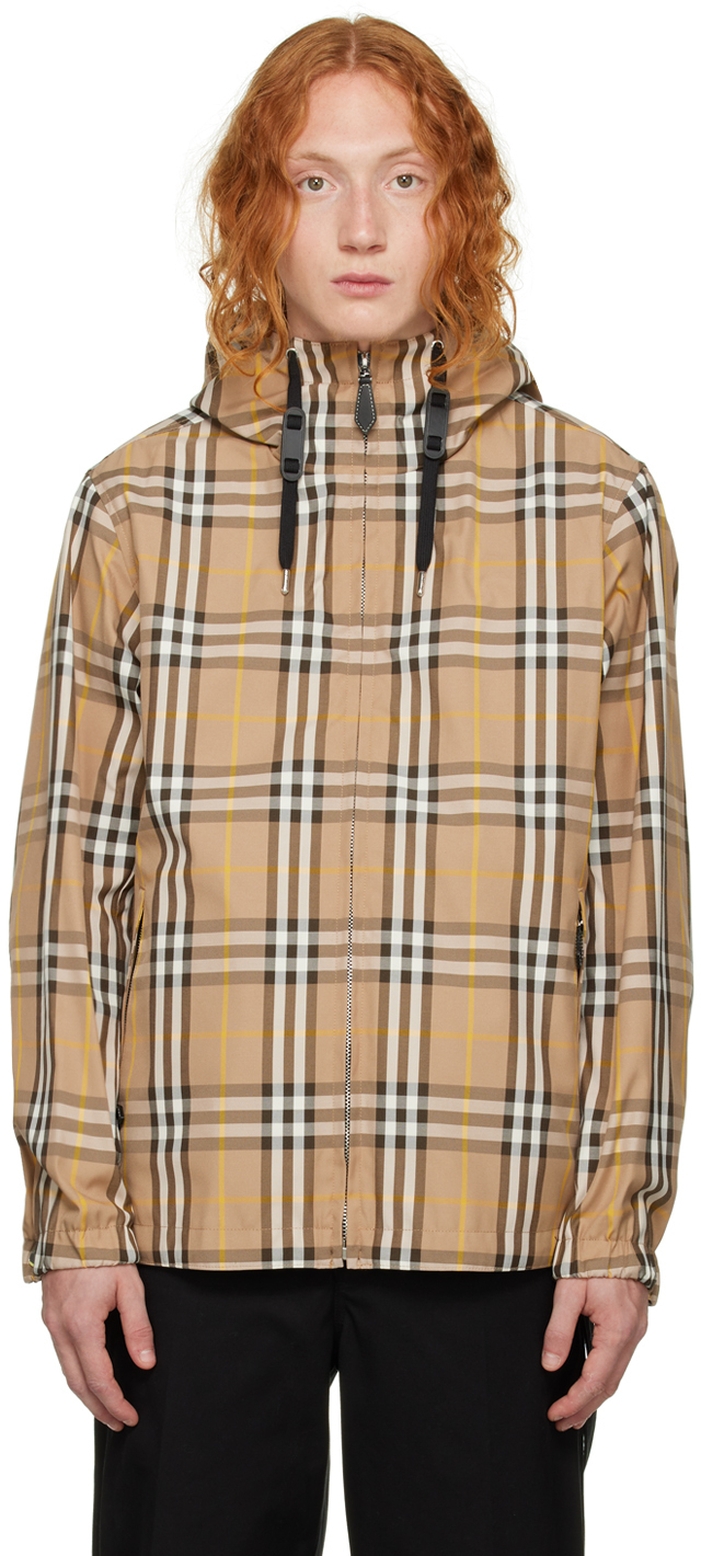 Burberry Beige Fitzroy Reversible Jacket Burberry