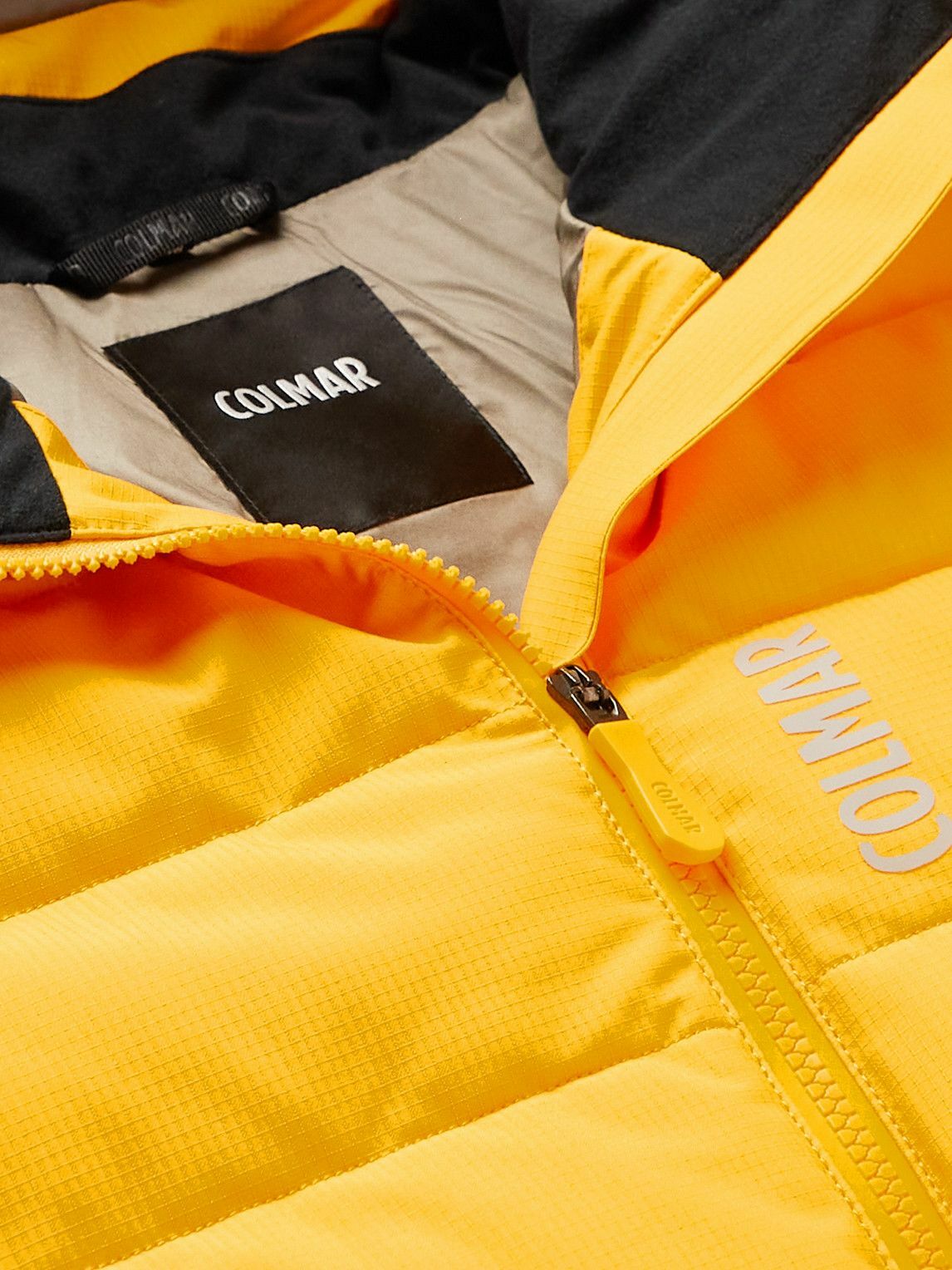 Colmar - 1395 Padded Ripstop and Shell Hooded Ski Jacket - Yellow Colmar