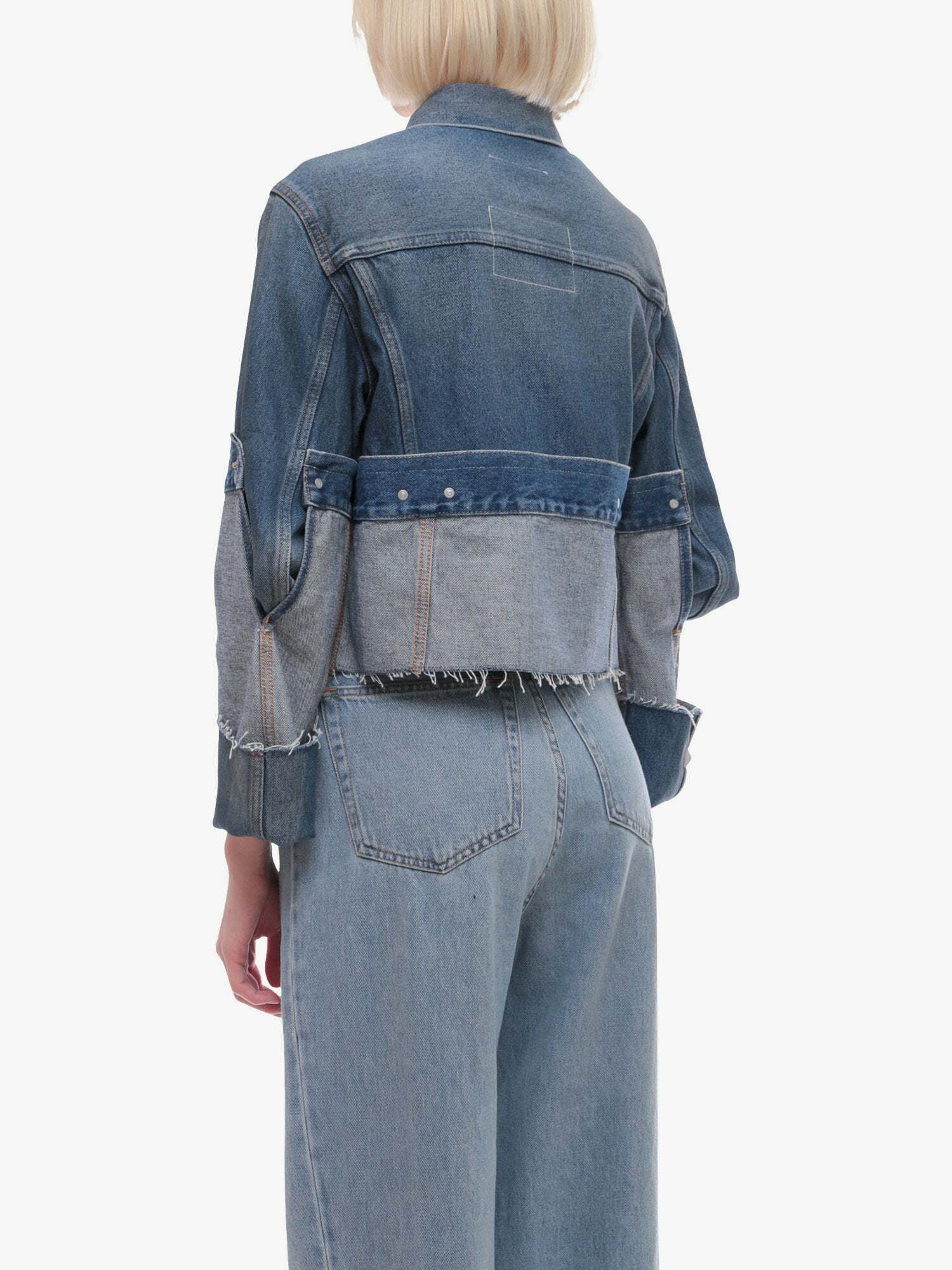 Mm6 Maison Margiela Jacket Blue Womens MM6 Maison Margiela