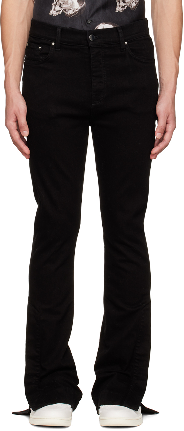 AMIRI Black Stack Flair Jeans Amiri