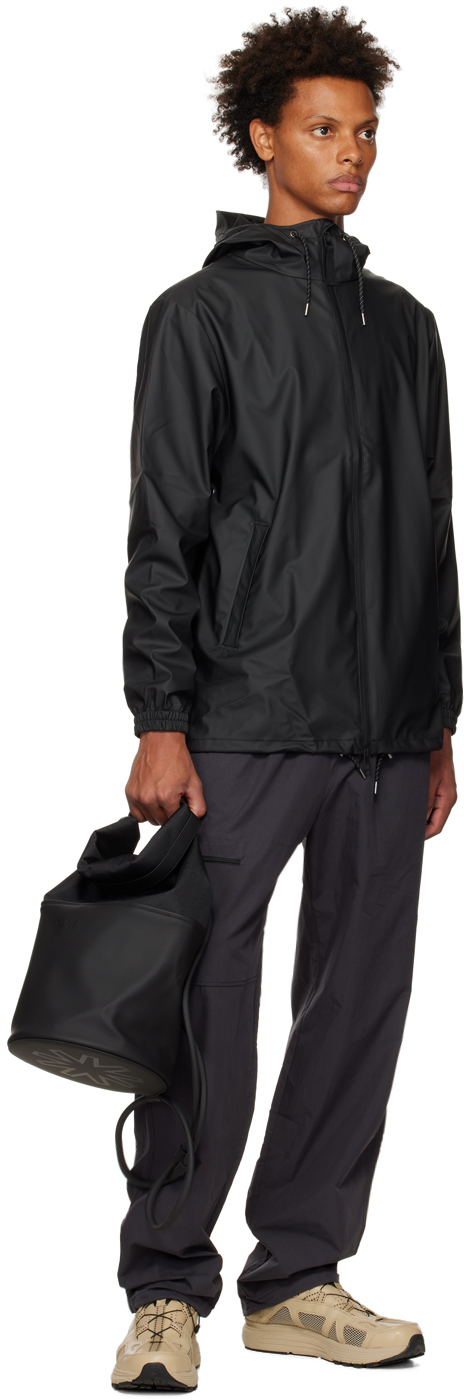 RAINS Black Mini Bucket Sling Bag Rains