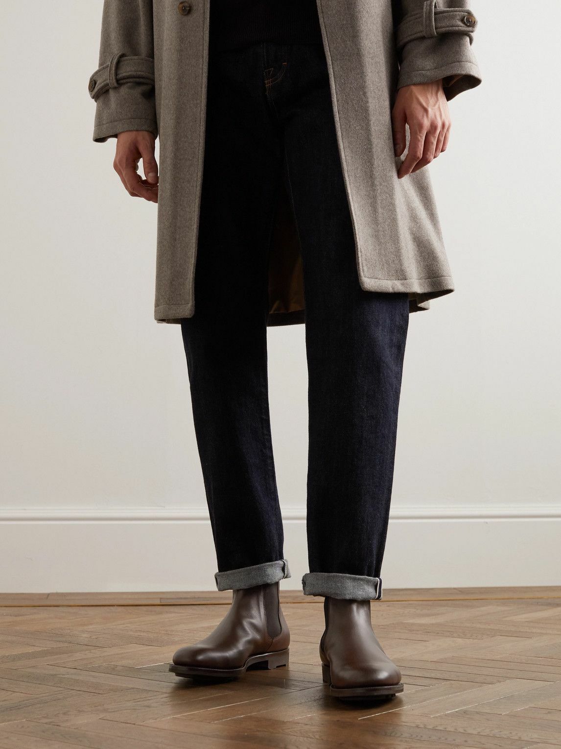 Edward Green - Newmarket Leather Chelsea Boots - Brown Edward Green