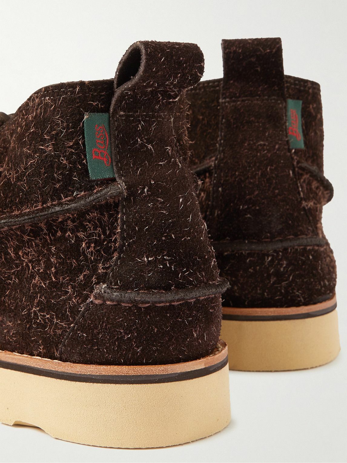 G.H. Bass & Co. - Camp Moc III Ranger Textured-Suede Desert Boots ...