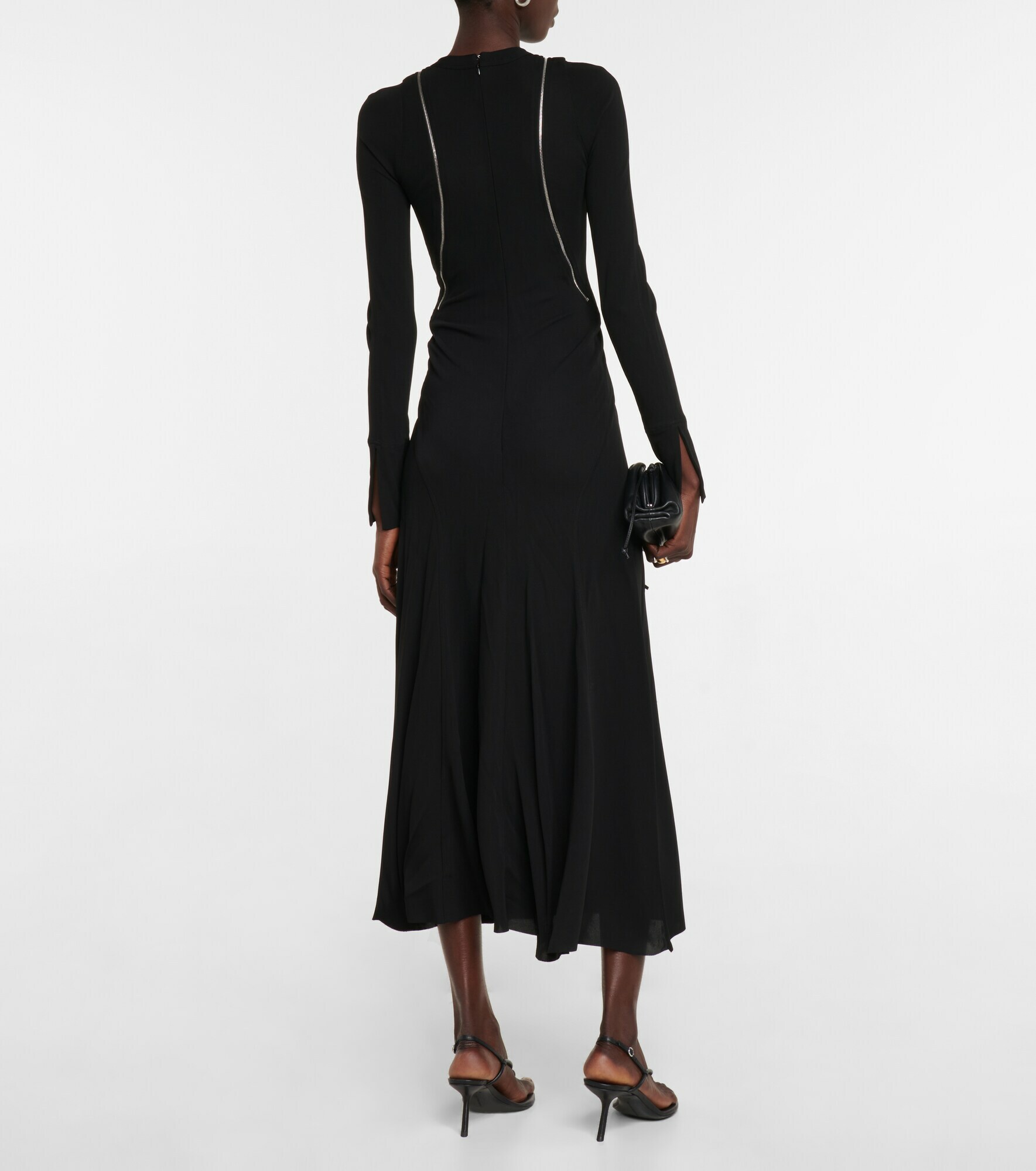 Victoria Beckham - Zip-embellished maxi dress Victoria Beckham