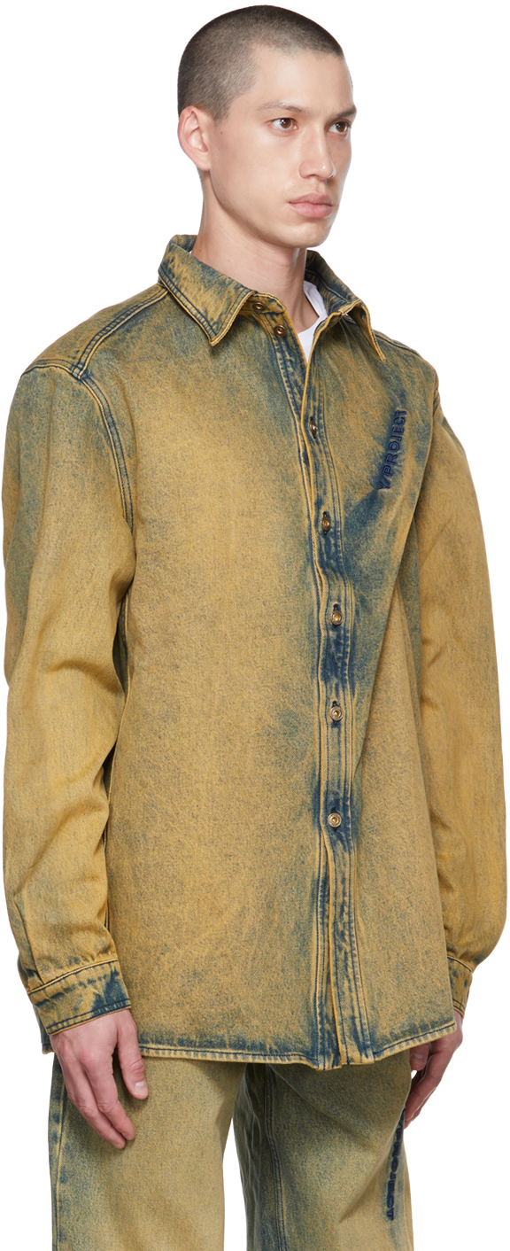 Y/Project Beige Pinched Shirt Y/Project