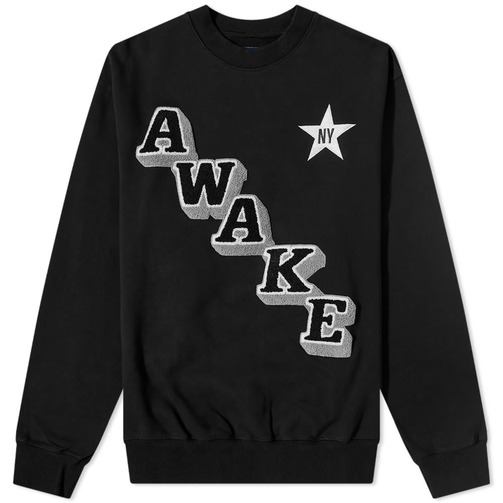 Awake NY Stacked Logo Crew Sweat Awake NY