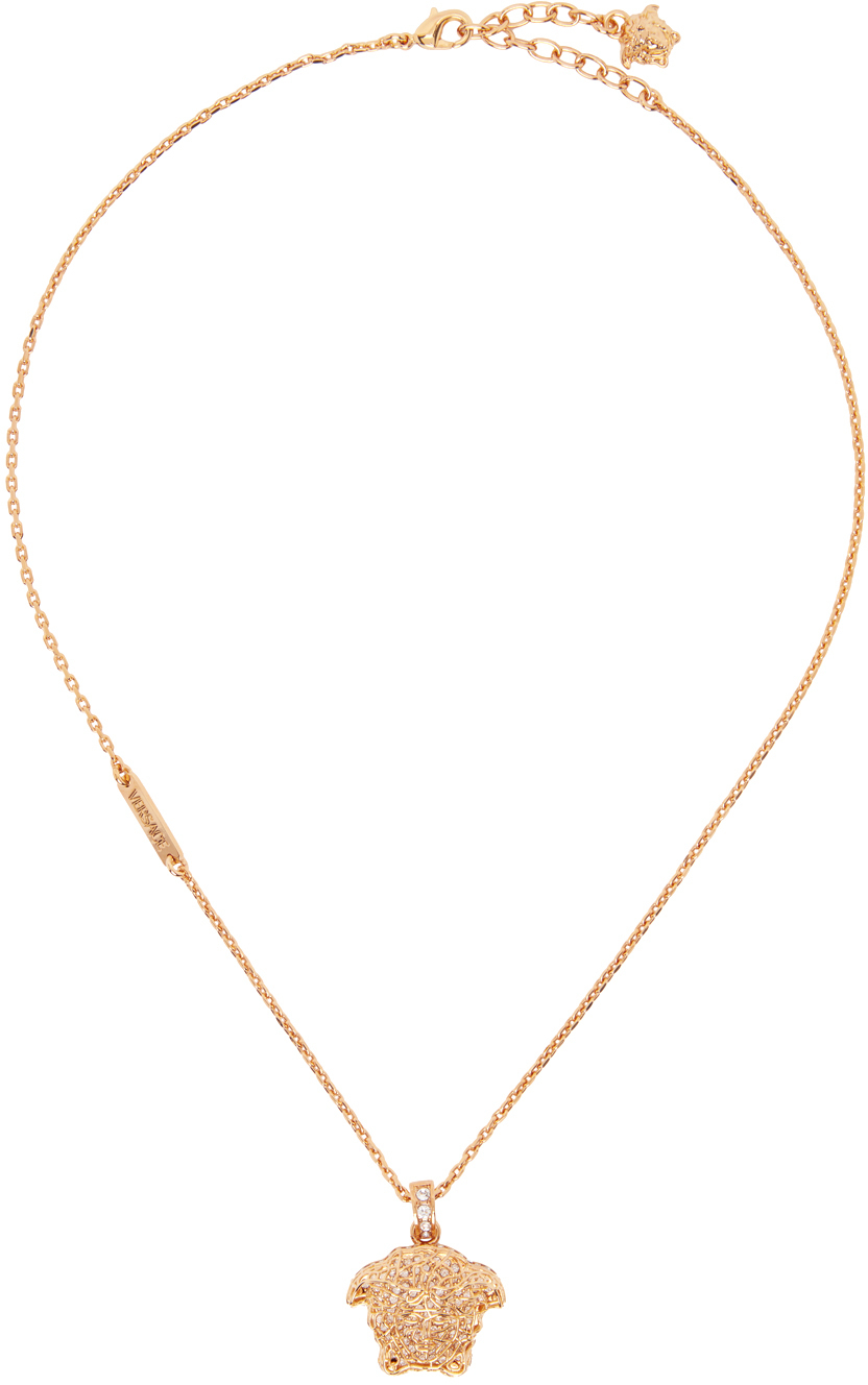 Versace Gold Medusa Pendant Necklace Versace