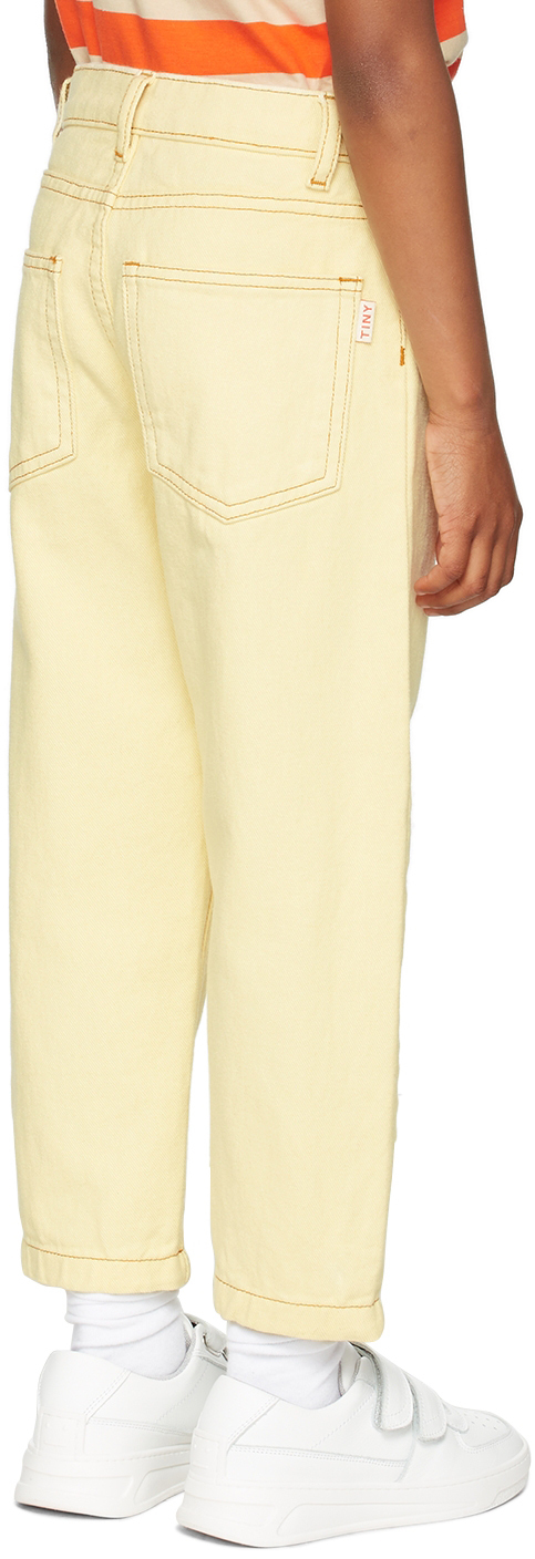TINYCOTTONS Kids Yellow Baggy Jeans