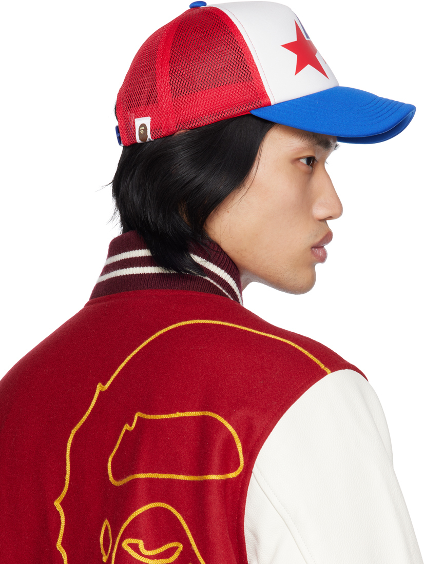 BAPE Red & Blue STA Cap A Bathing Ape
