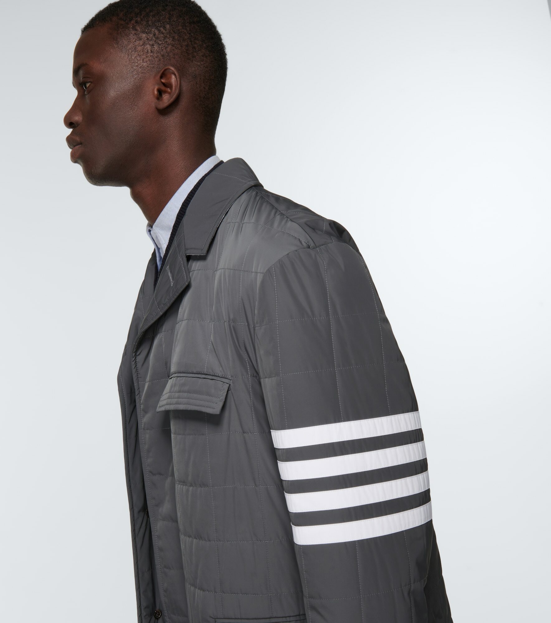 Thom Browne - Quilted coat Thom Browne