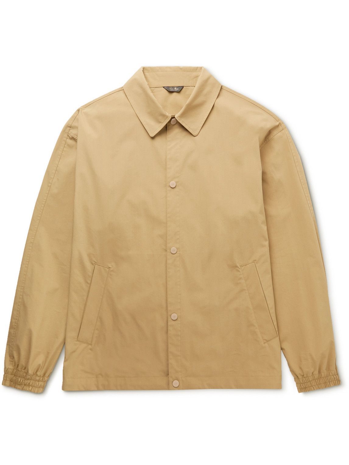 Loro Piana - Cotton-Blend Poplin Jacket - Neutrals Loro Piana