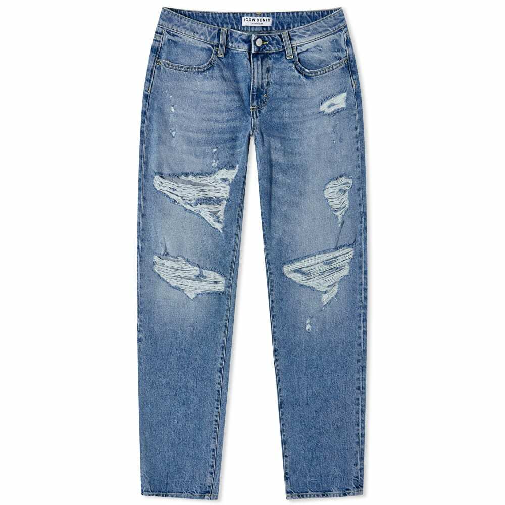 ICON DENIM Women's Georgia Jean in Medium Denim ICON DENIM