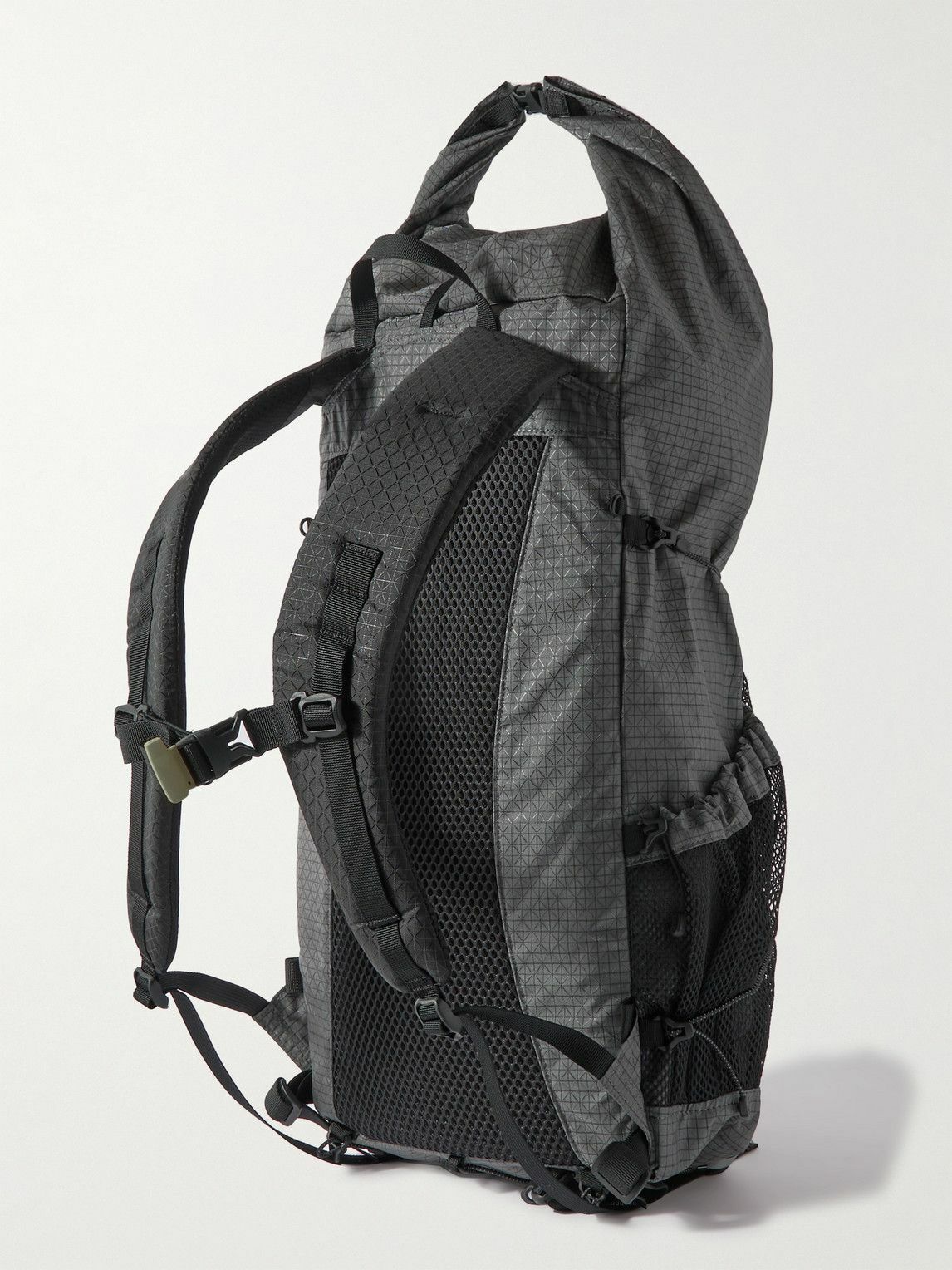 CAYL - Mari Mesh-Panelled Ripstop Roll-Top Backpack CAYL