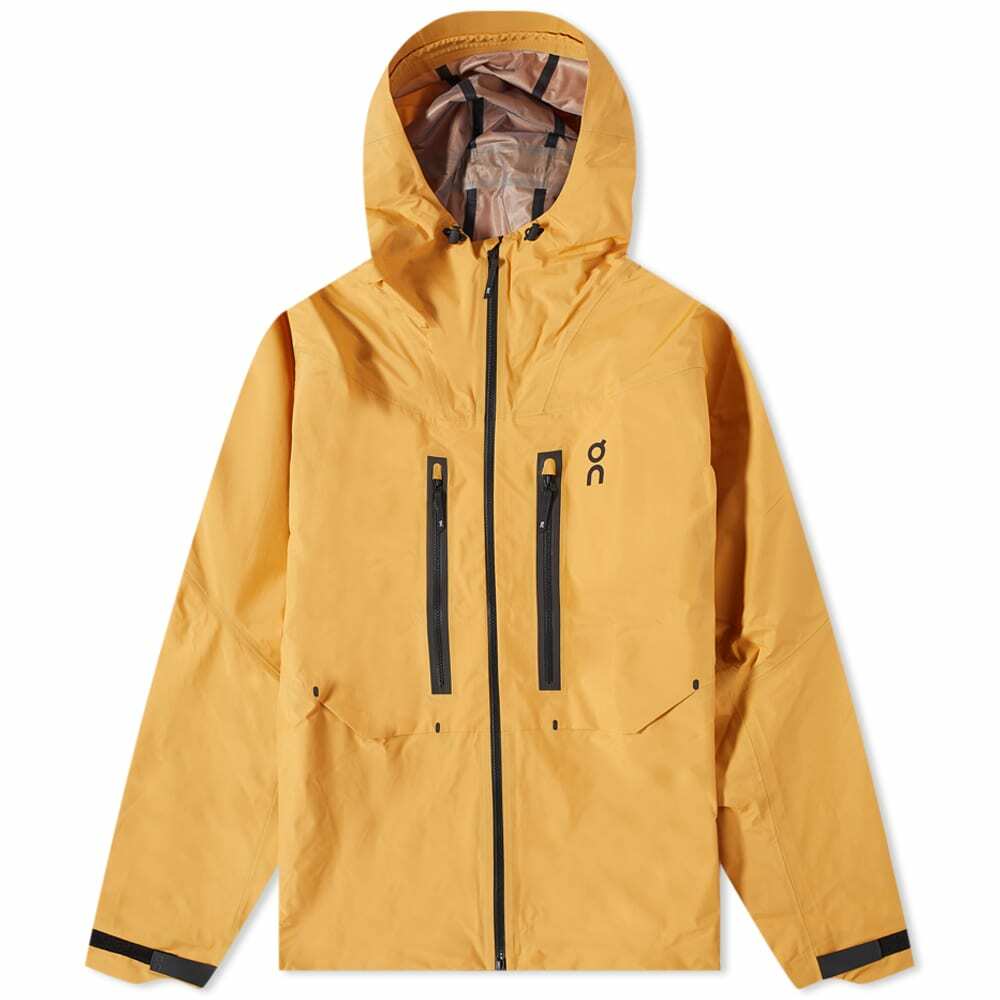 ON Men's Running Storm Jacket in Mango On