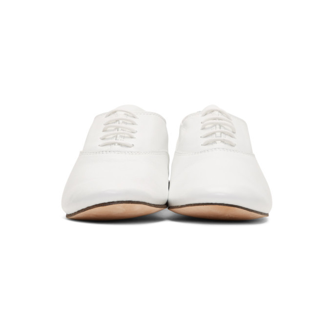 Repetto White Zizi Oxfords Repetto