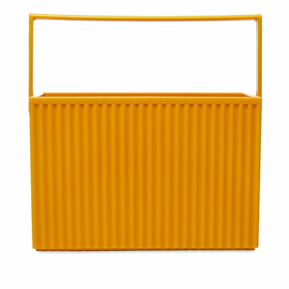 Hachiman Omnioffre Stacking Storage Box - Medium in Mustard Hachiman
