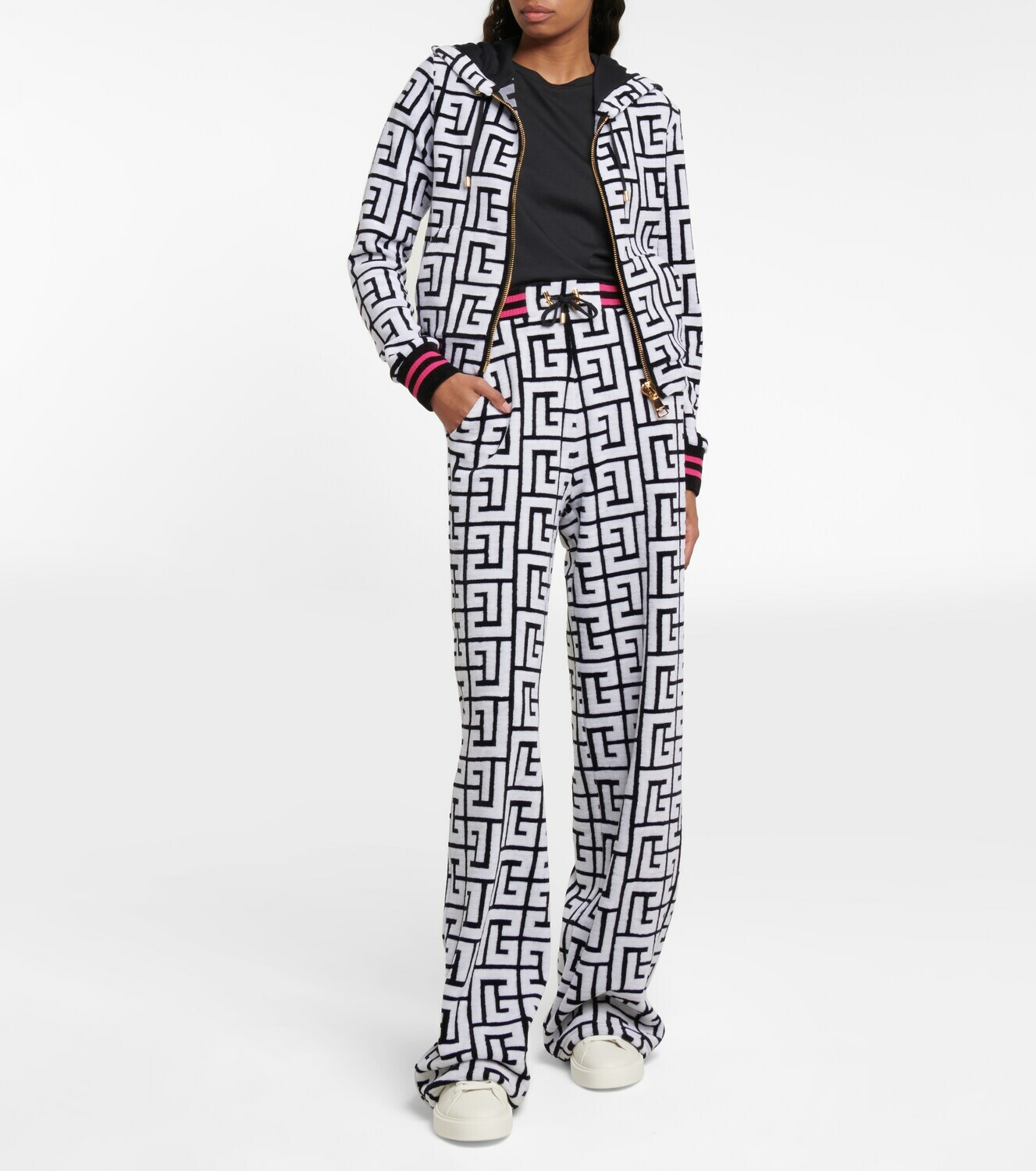 Balmain - Monogram hoodie Balmain