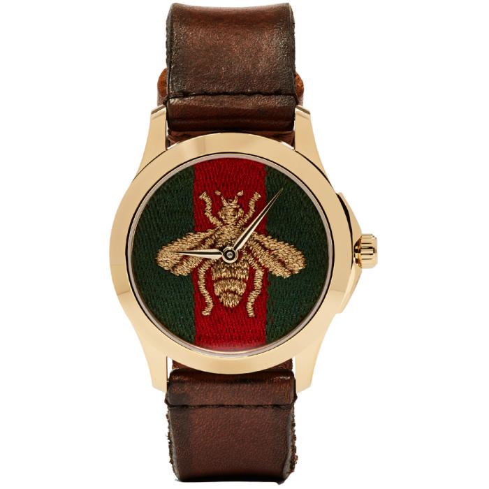 Gucci Gold Medium G-Timeless Bee Watch Gucci