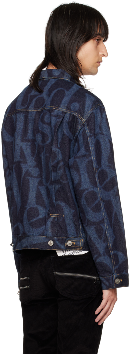 Vivienne Westwood Blue Marlene Denim Jacket Vivienne Westwood