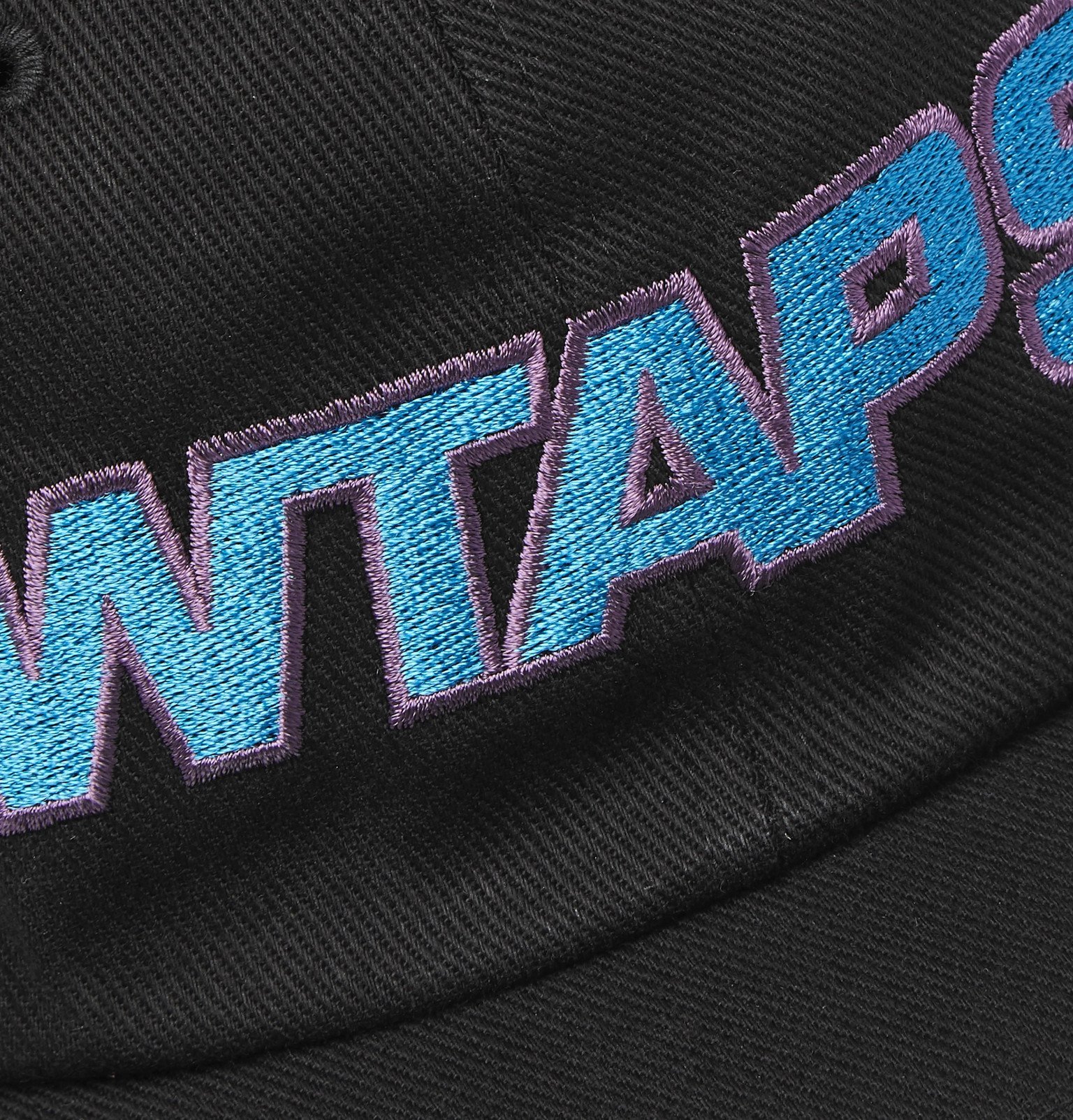 WTAPS - Logo-Embroidered Cotton-Twill Baseball Cap - Black WTAPS