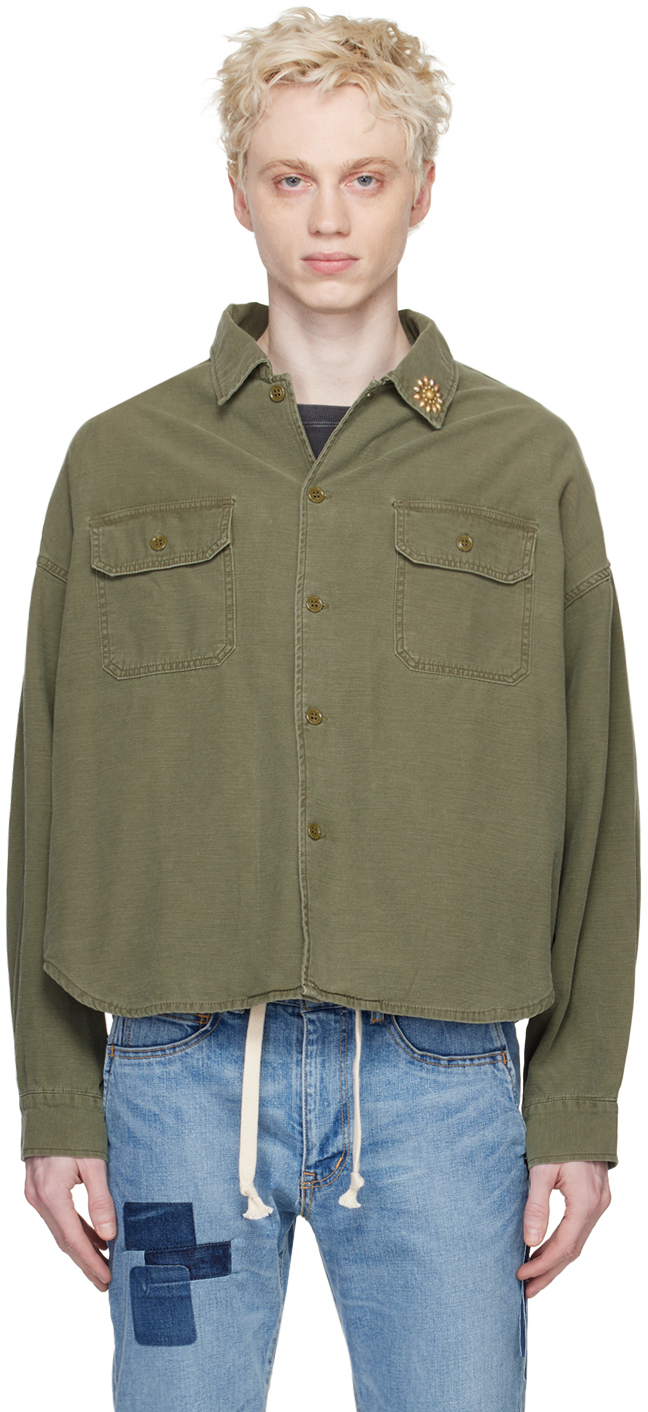 Remi Relief Khaki Floral Shirt Remi Relief