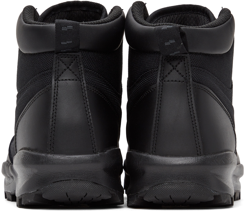 Nike Black Manoa Lace-Up Boots Nike